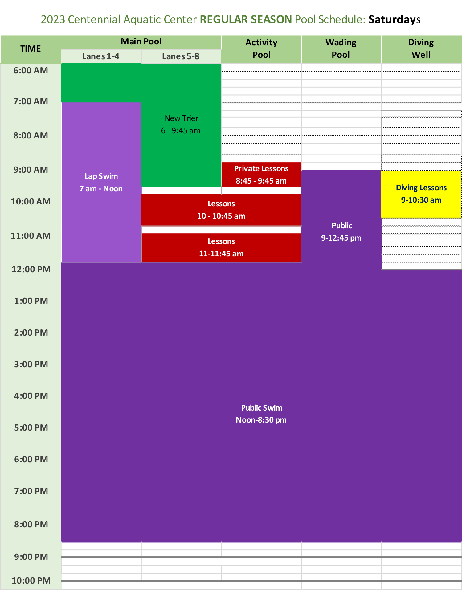 Centennial Family Aquatic Center - Wilmette Park District